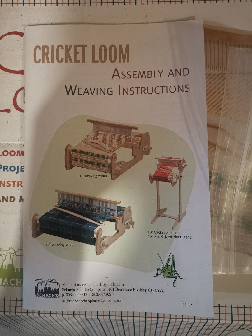 Schacht cricket rigid heddle loom (15" width), Hobbies & Toys ...