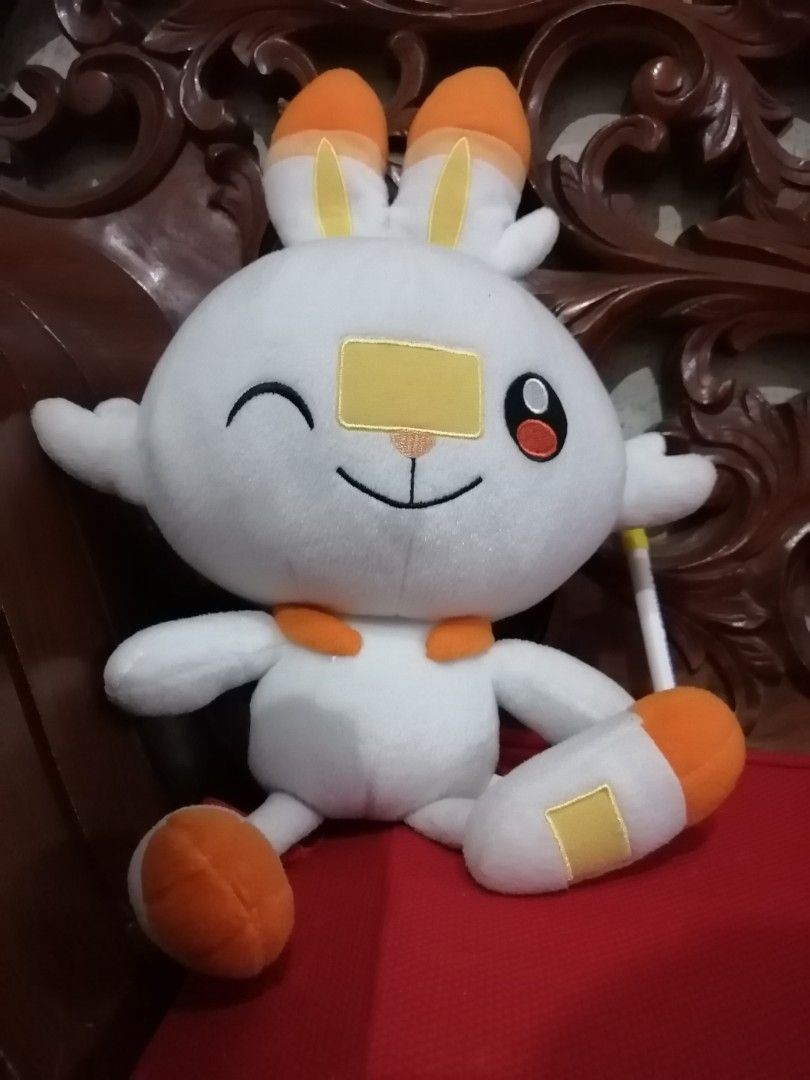Scorbunny Pokemon Plush toy on Carousell