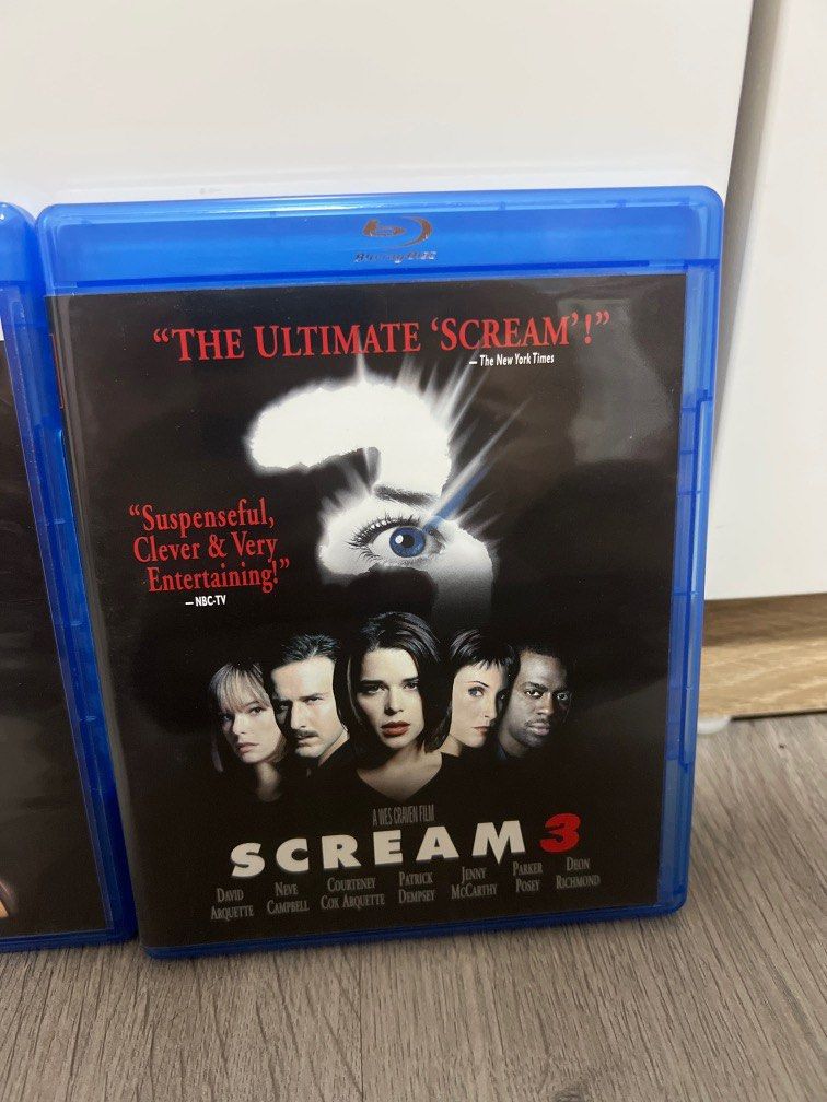 Scream 3 & 4 blu-ray (bluray), Hobbies & Toys, Music & Media, CDs & DVDs on Carousell