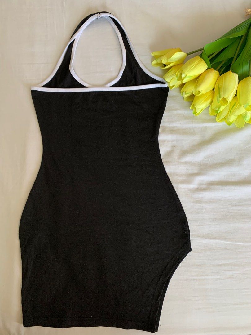 Sexy Black Body Hugger Dress xs- small, Women's Fashion, Dresses & Sets ...