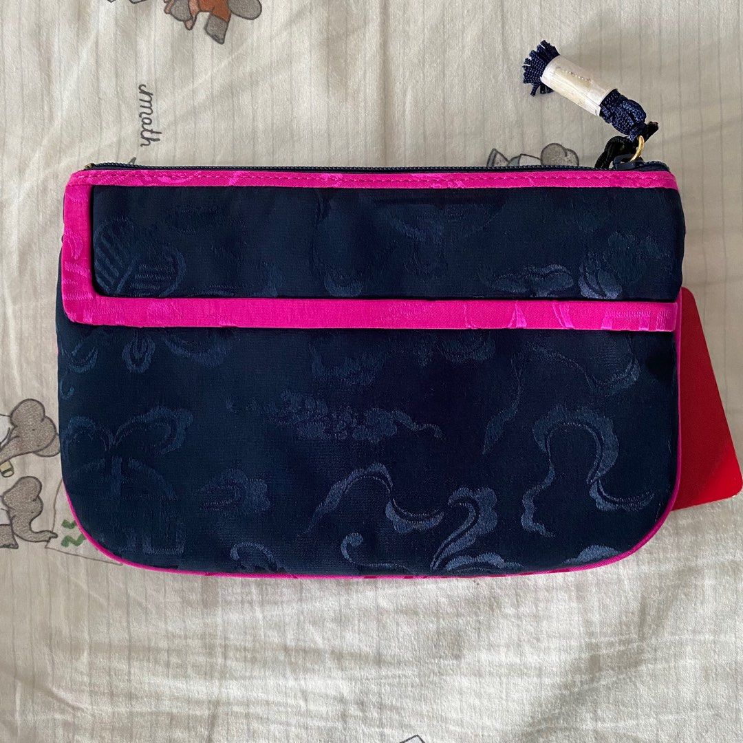 Shanghai Tang Pouch Blue & Pink, Women's Fashion, Bags & Wallets ...