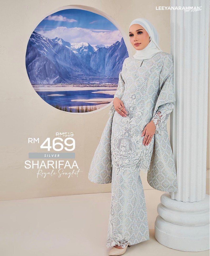 Sharifaa Royale Songket Leeyanarahman Size XL Free Pos, Women's Fashion ...