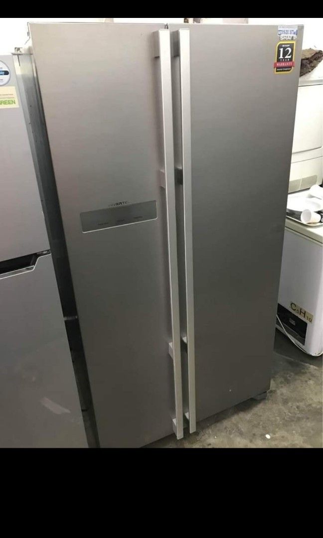 Sharp side by side fridge, TV & Home Appliances, Kitchen Appliances, Refrigerators & Freezers on ...