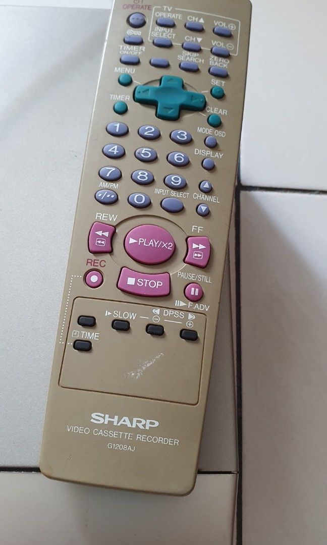 Sharp Video Cassette Recorder (VCR), TV & Home Appliances, TV ...