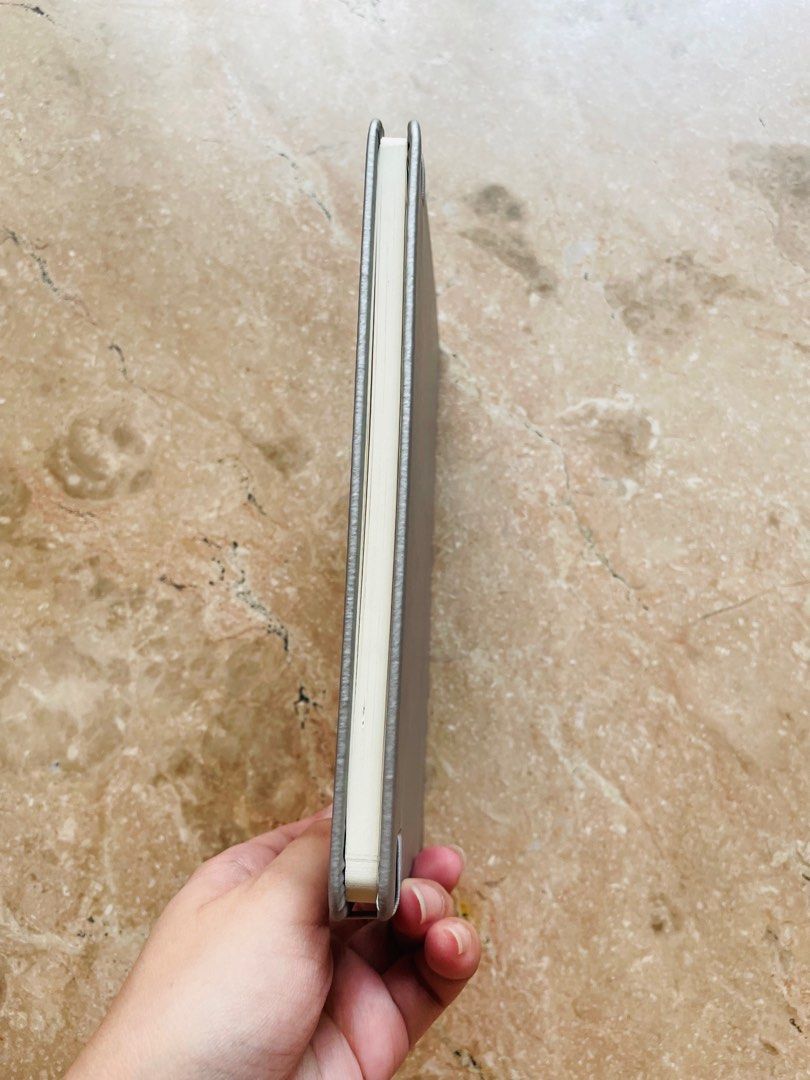 Silver Notebook with Garter Lock on Carousell