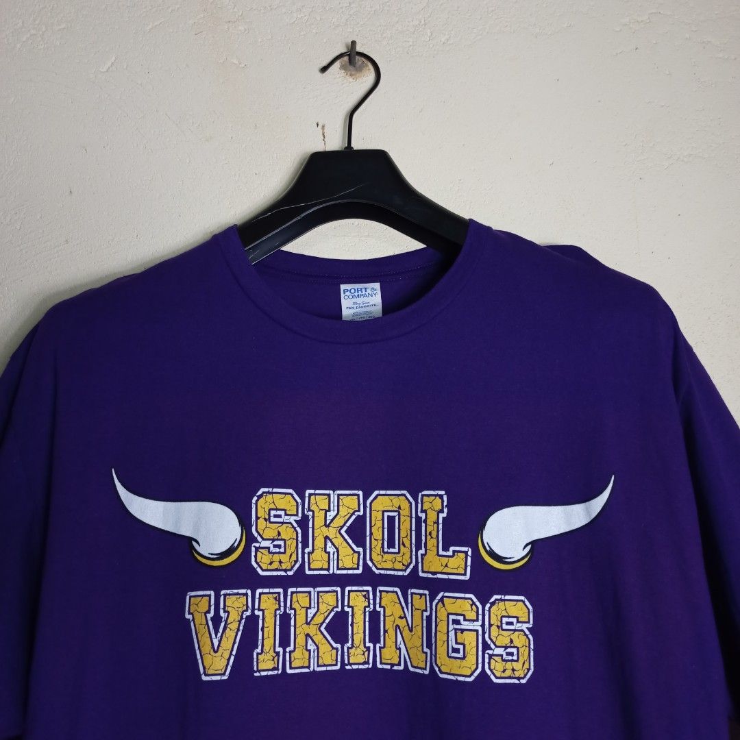 Skol Vikings Port and Company, Men's Fashion, Tops & Sets, Tshirts ...