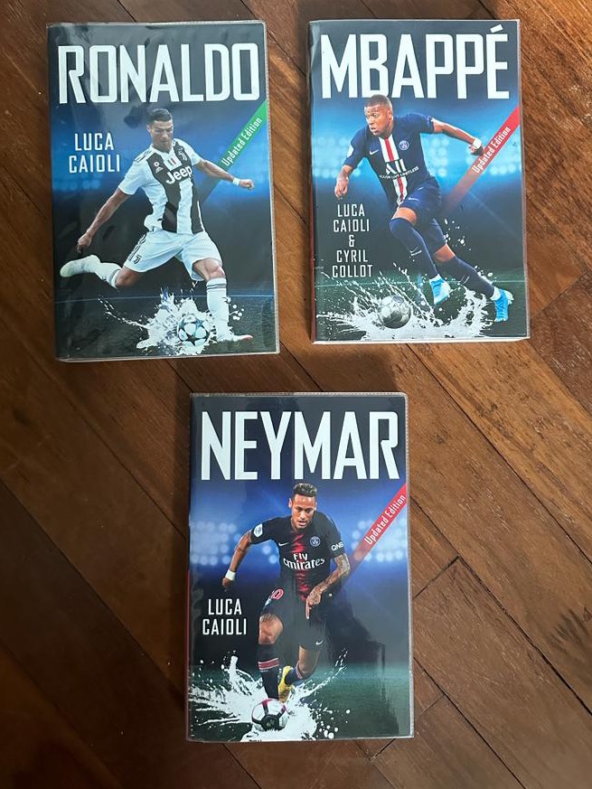 Soccer Storybooks, Mbappe, Ronaldo and Neymar, Hobbies & Toys, Books ...