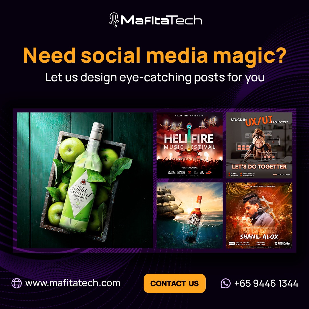 Social Media Management & Post Designing Service, Business Services ...