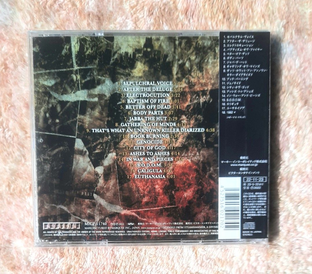 Sodom - 40 Years At War : The Greatest Hell Of Sodom CD, Hobbies & Toys ...