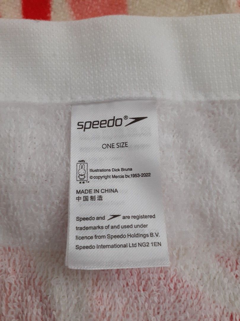Speedo - Miffy Stack Wrap Towel, Women's Fashion, Activewear on Carousell
