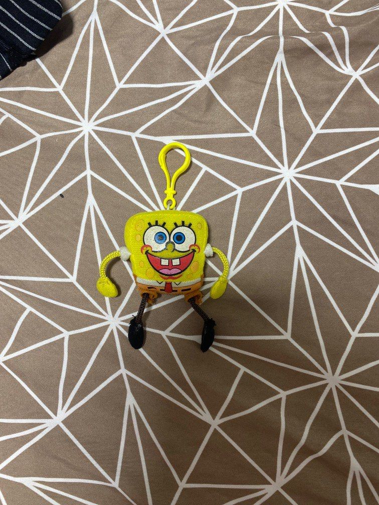 SpongeBob keychain, Hobbies & Toys, Toys & Games on Carousell