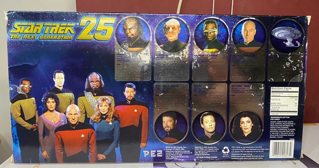Star Trek The Next Generation Pez Collectors Series, Hobbies & Toys ...