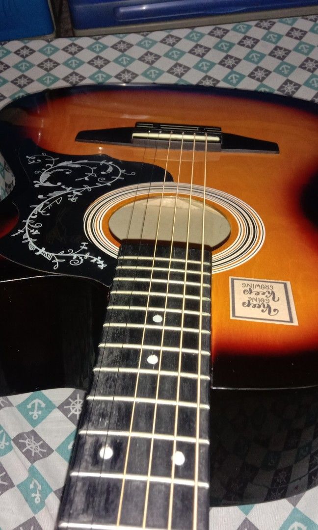 Steven Haris Acoustic Guitar, Hobbies & Toys, Music & Media, Musical ...