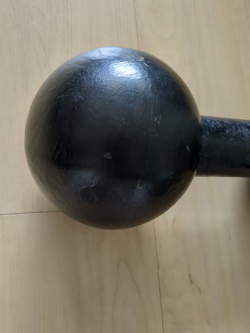 Strong man 'circus' globe dumbbell thick grip, Sports Equipment ...
