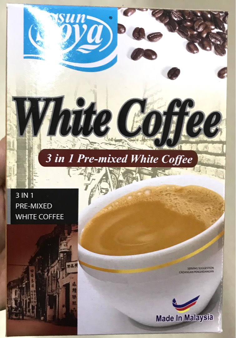 Sunsoya White Coffee 3 in 1 Pre Mixed White Coffee 240g (8 sachets x 30g}, Food & Drinks ...