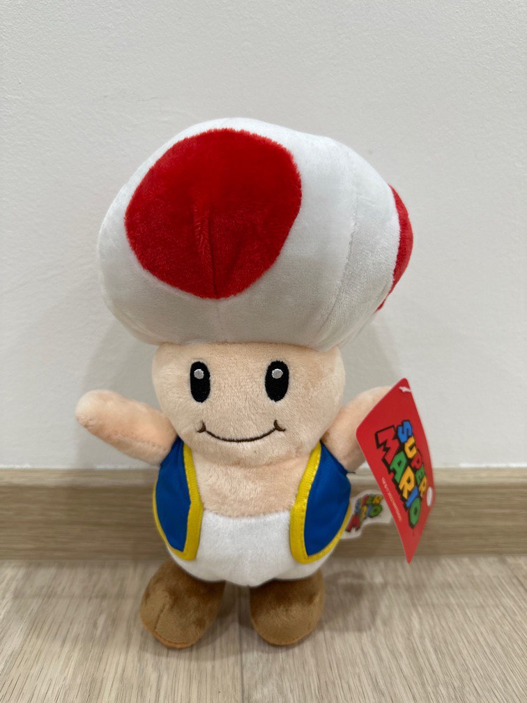 Super Mario Mushroom Plushie, Hobbies & Toys, Toys & Games on Carousell
