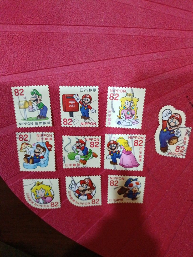 Super Mario stamp, Hobbies & Toys, Collectibles & Memorabilia, Stamps ...