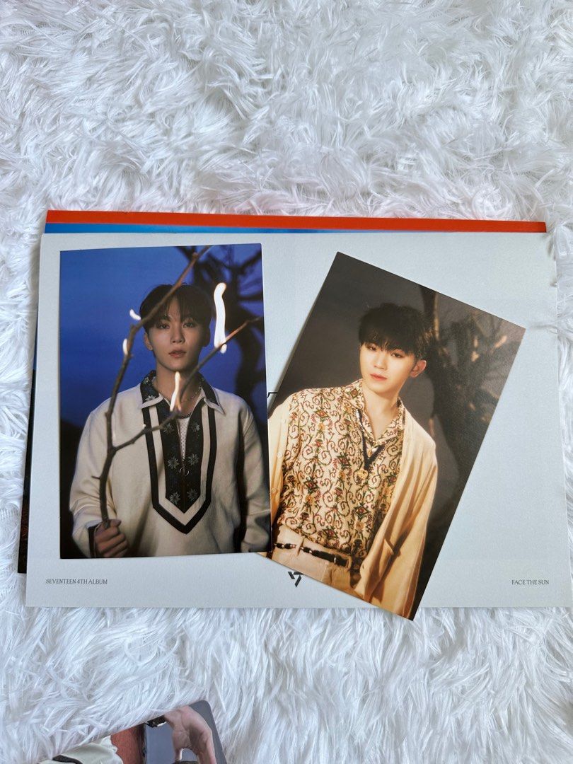 svt face the sun ray ver album FULL SET, Hobbies & Toys, Memorabilia ...