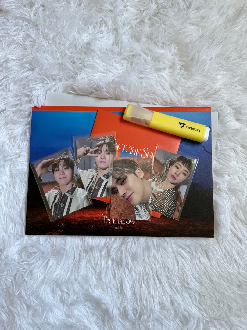 svt face the sun ray ver album FULL SET, Hobbies & Toys, Memorabilia ...