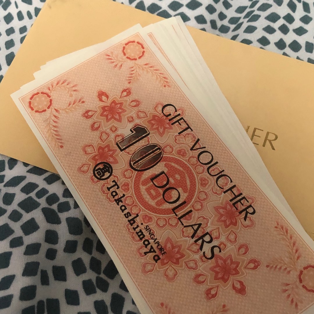 Takashimaya Vouchers 150$, Tickets & Vouchers, Vouchers on Carousell