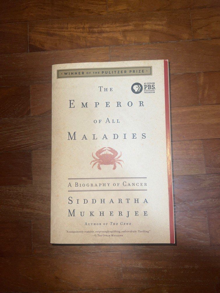 The Emperor Of All Maladies by Siddhartha Mukherjee, Hobbies & Toys ...