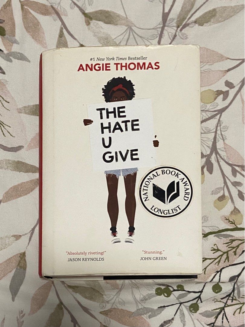 The Hate U Give by Angie Thomas (Hard Cover), Hobbies & Toys, Books & Magazines, Fiction & Non ...