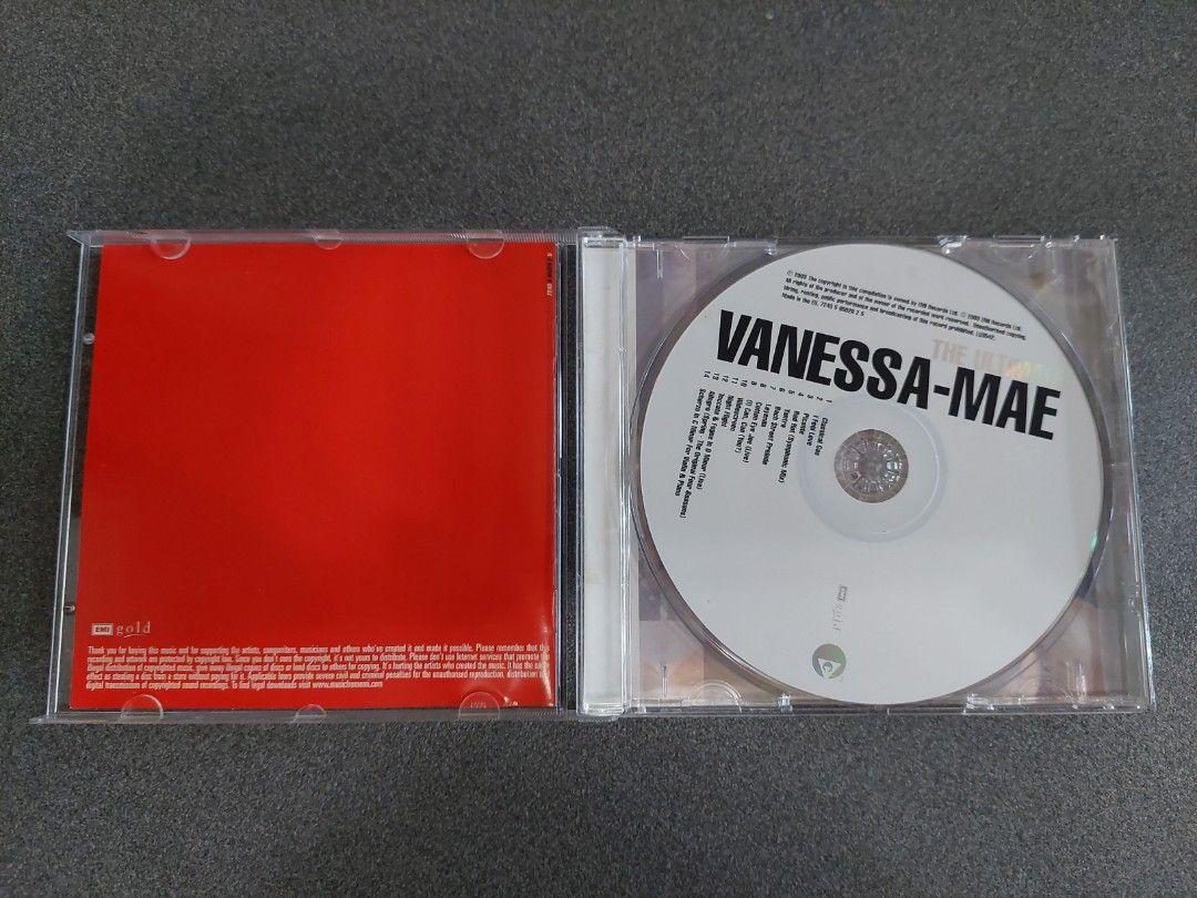 The Ultimate- by Vanessa Mae CD, 興趣及遊戲, 音樂、樂器 & 配件, 音樂與媒體 - CD 及 DVD - Carousell