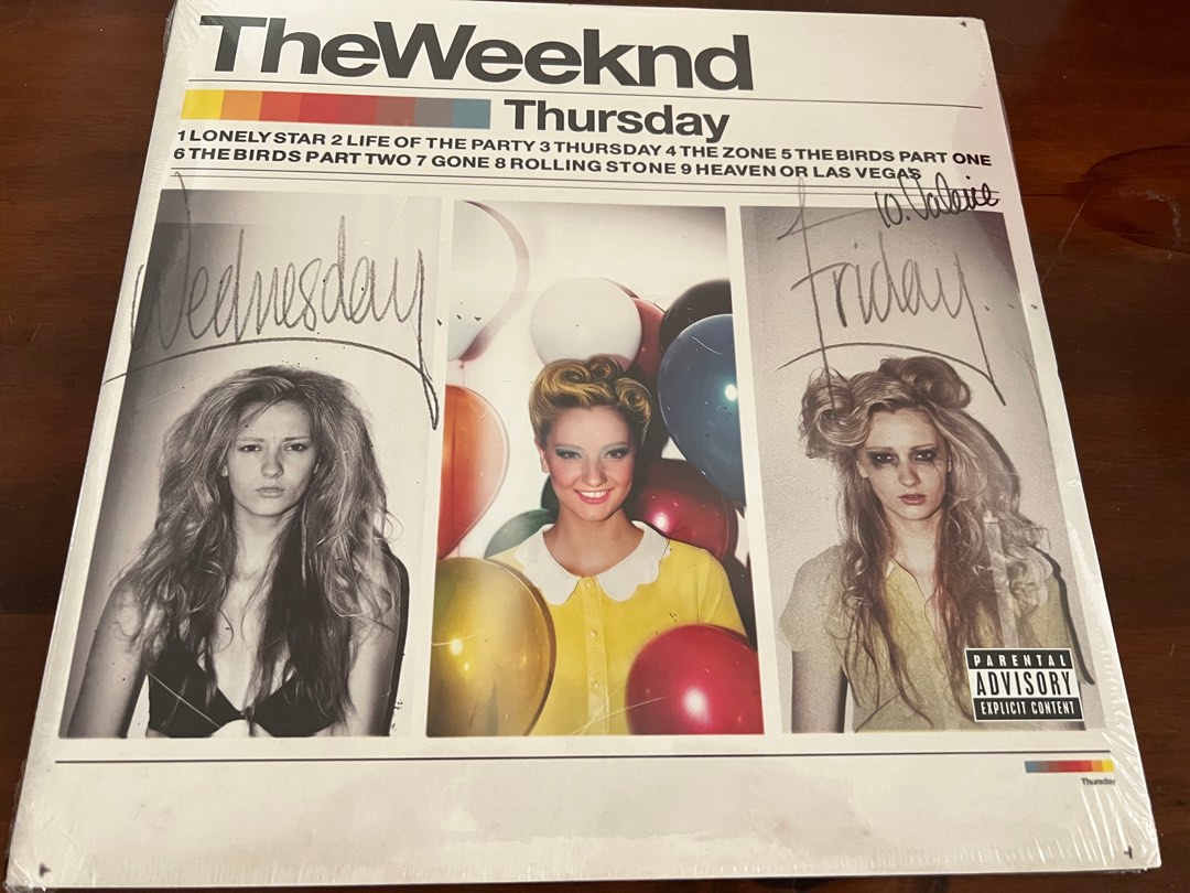 The Weeknd - Thursday (2LP Limited Edition Black Vinyl), Hobbies & Toys ...