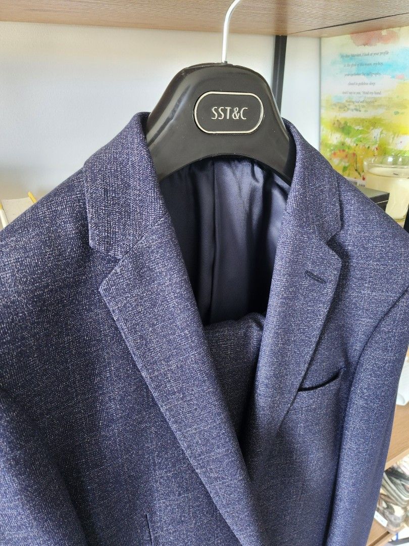 T.M. Lewin Suit, Men's Fashion, Coats, Jackets and Outerwear on Carousell