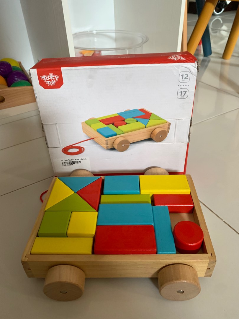 Tooky toy mini block and roll on Carousell