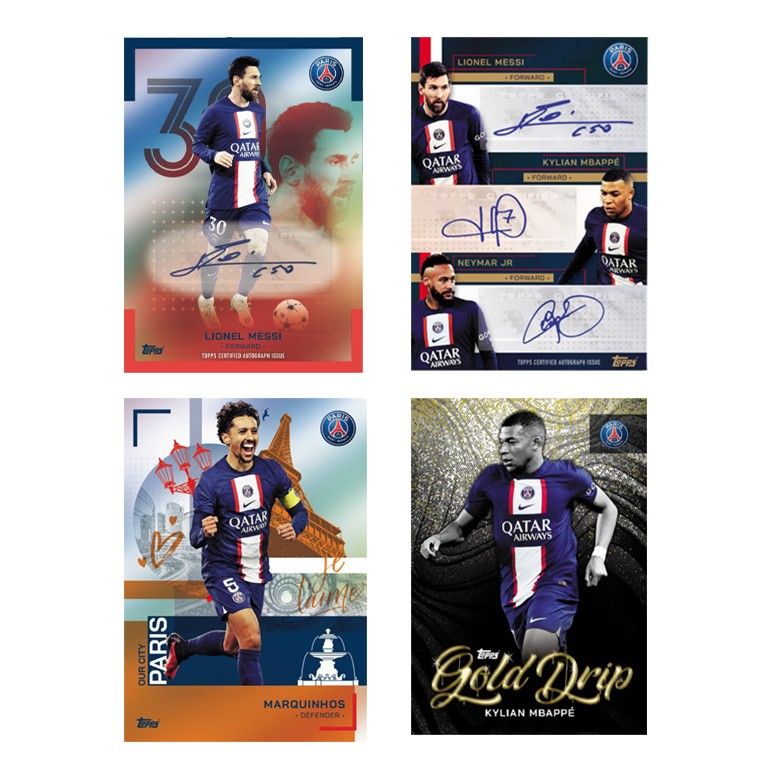 Topps 2022-23 Paris Saint Germain Team Set Sealed Box (Preorde ...