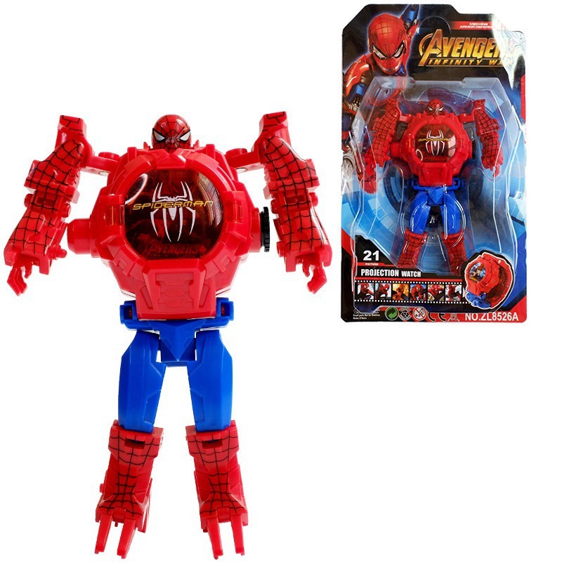Transformation Robot Watch Digital Avengers Batman Frozen Watch with ...