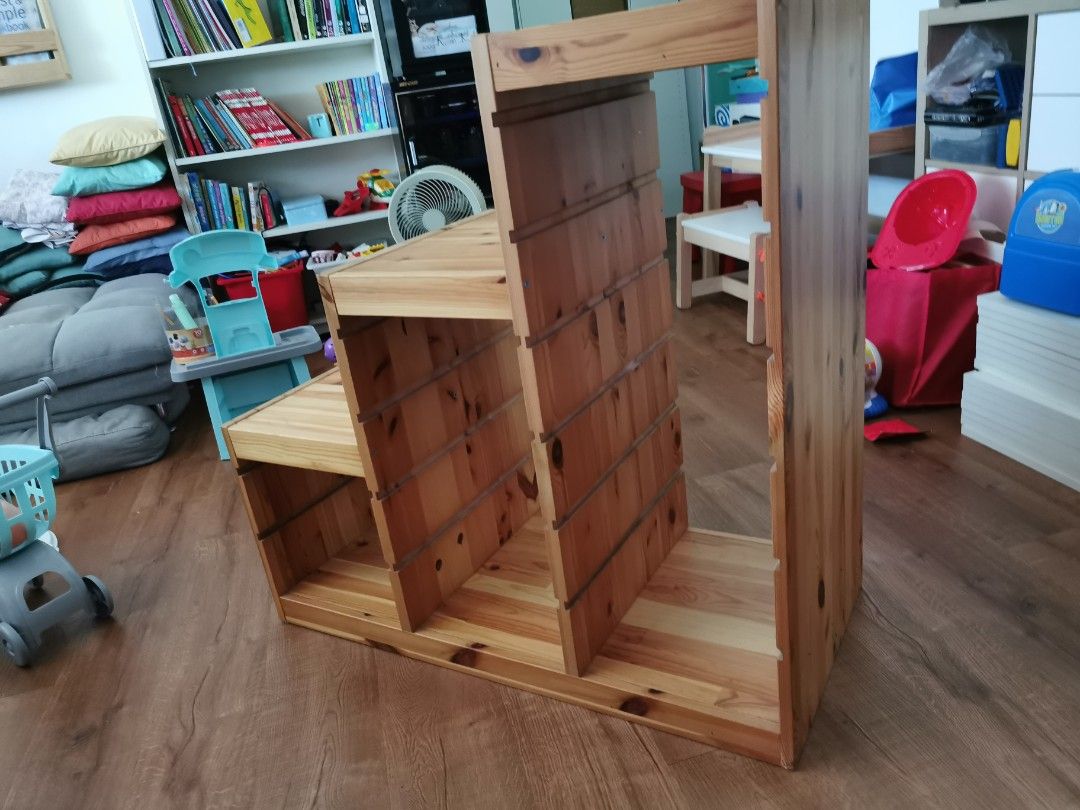 Trofast Solid Wood Step Shelf, Furniture & Home Living, Furniture ...