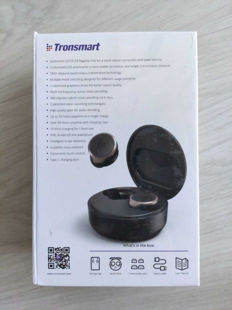 Tronsmart Wireless Earphones, Audio, Earphones on Carousell