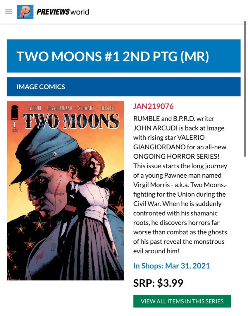 two moons comic