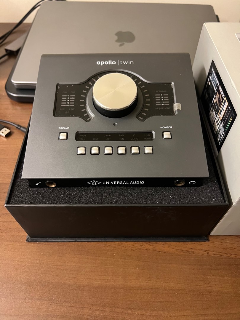 UAD Apollo twin mk2 Quad audio interface, Audio, Other Audio Equipment ...