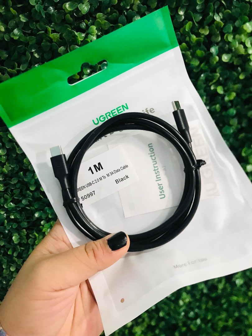 UGREEN Type-C to Type-C Cable USB 2.0 1M US286 50997 on Carousell