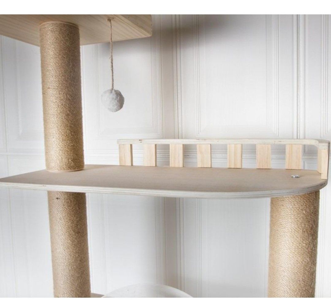 Ultimate Incredible Spaceship Cat Tree PVC pole / Cat Scratching Tree ...