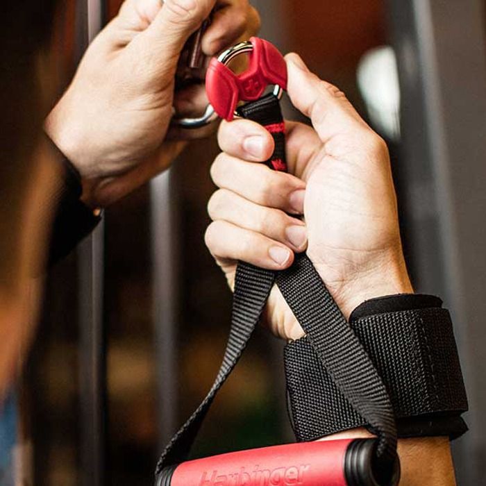 USA Harbinger Free Rotating Grip-Fast Cable Handles for Attachment to ...