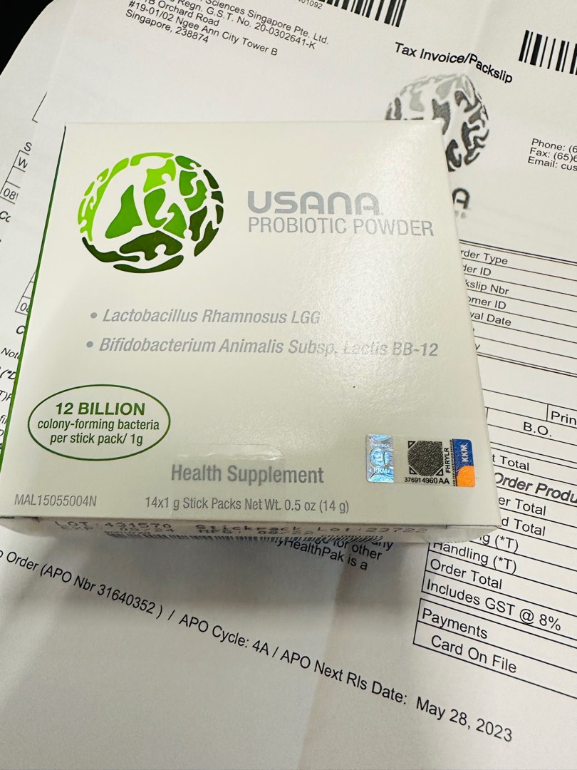 USANA Probiotic Powder, Health & Nutrition, Health Supplements ...