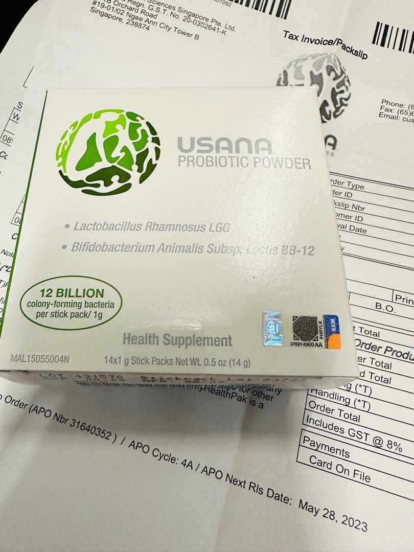 USANA Probiotic Powder, Health & Nutrition, Health Supplements ...