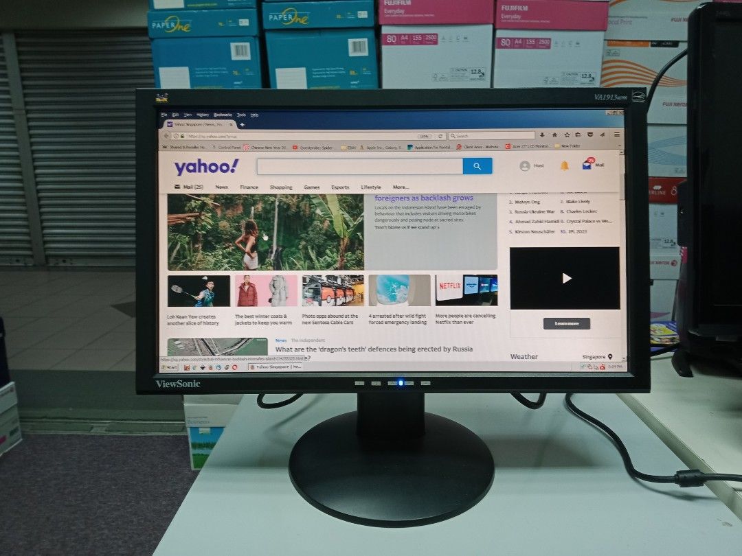Viewsonic 19" Lcd Monitor, Computers & Tech, Parts & Accessories ...