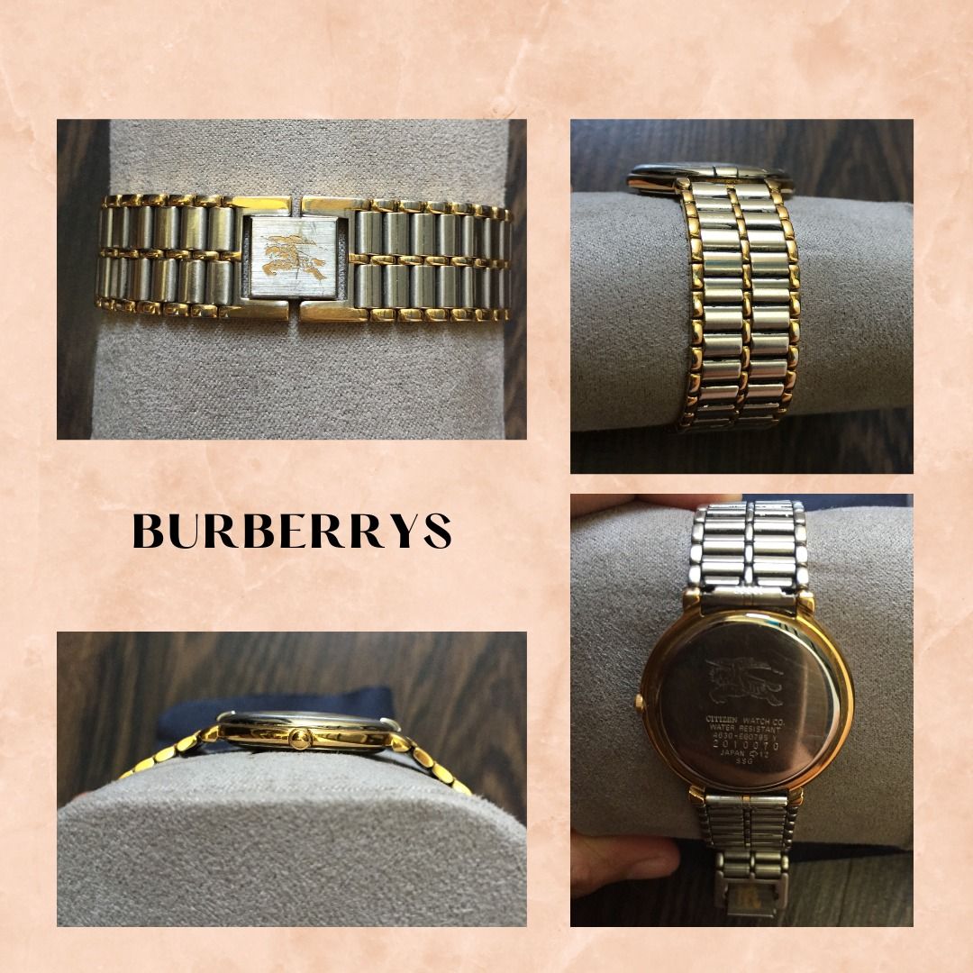 Vintage Burberrys Watch, Luxury, Watches on Carousell