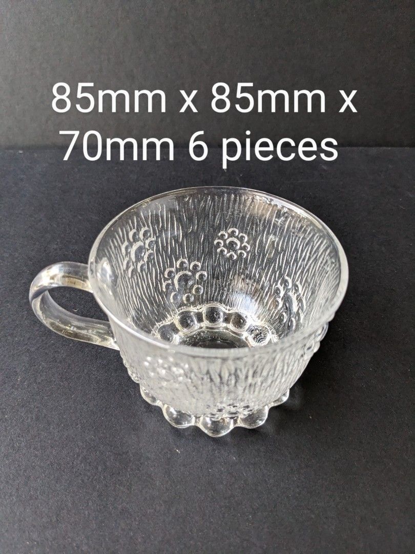 Vintage 37 pieces Full Set Aderia Glass (Made in Japan), Furniture & Home Living, Kitchenware ...