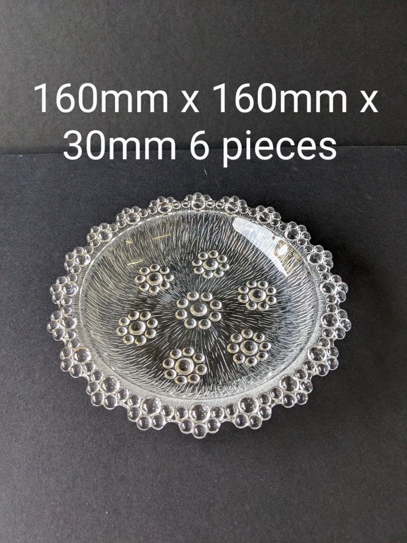 Vintage 37 pieces Full Set Aderia Glass (Made in Japan), Furniture & Home Living, Kitchenware ...