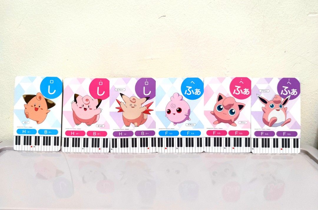 Vintage Nintendo Musical Notes Pokemon Poker cards - Set, Hobbies ...