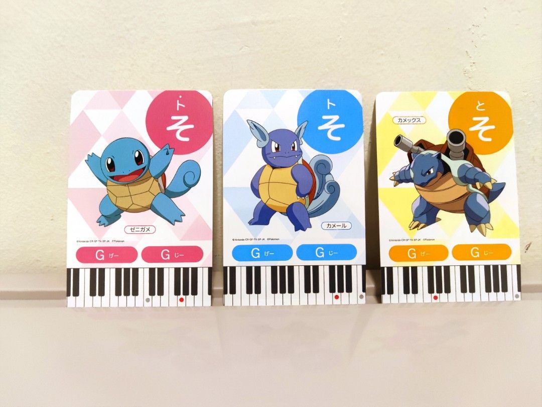 Vintage Nintendo Musical Notes Pokemon Poker cards - Set, Hobbies ...