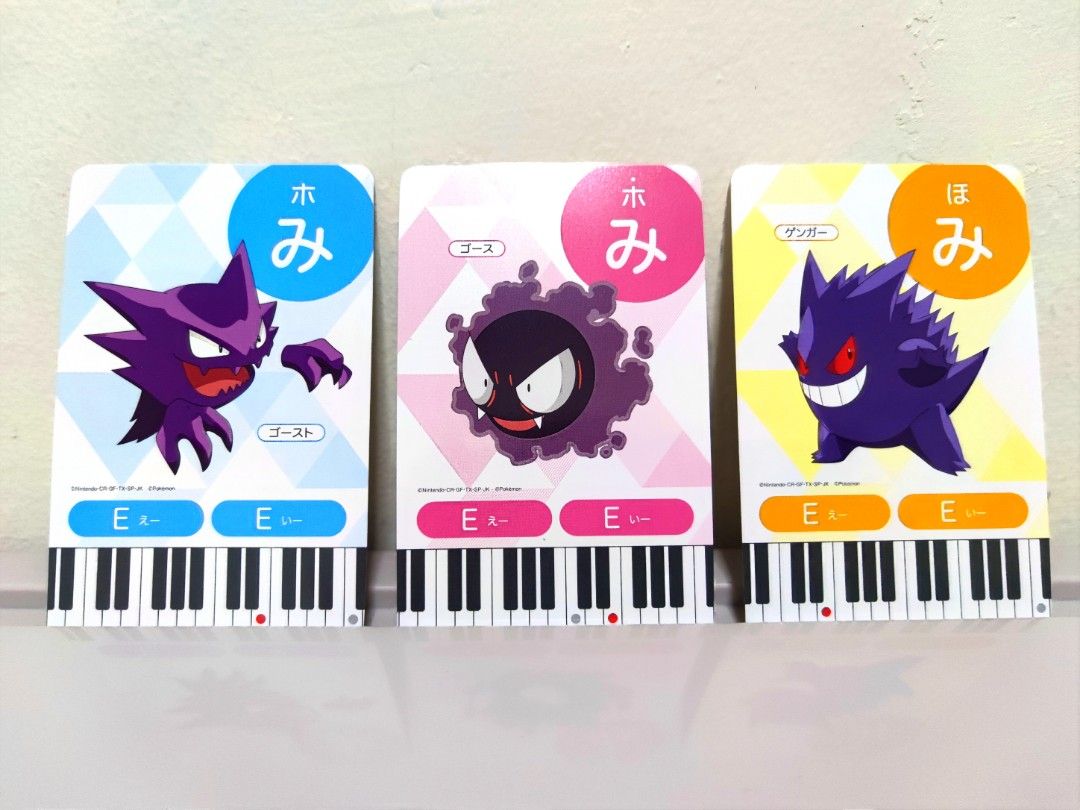 Vintage Nintendo Musical Notes Pokemon Poker cards - Set, Hobbies ...