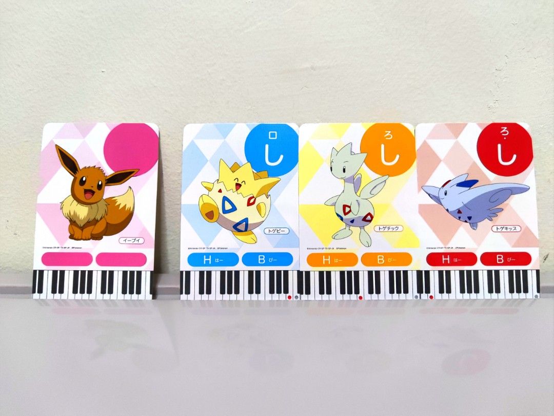 Vintage Nintendo Musical Notes Pokemon Poker cards - Set, Hobbies ...