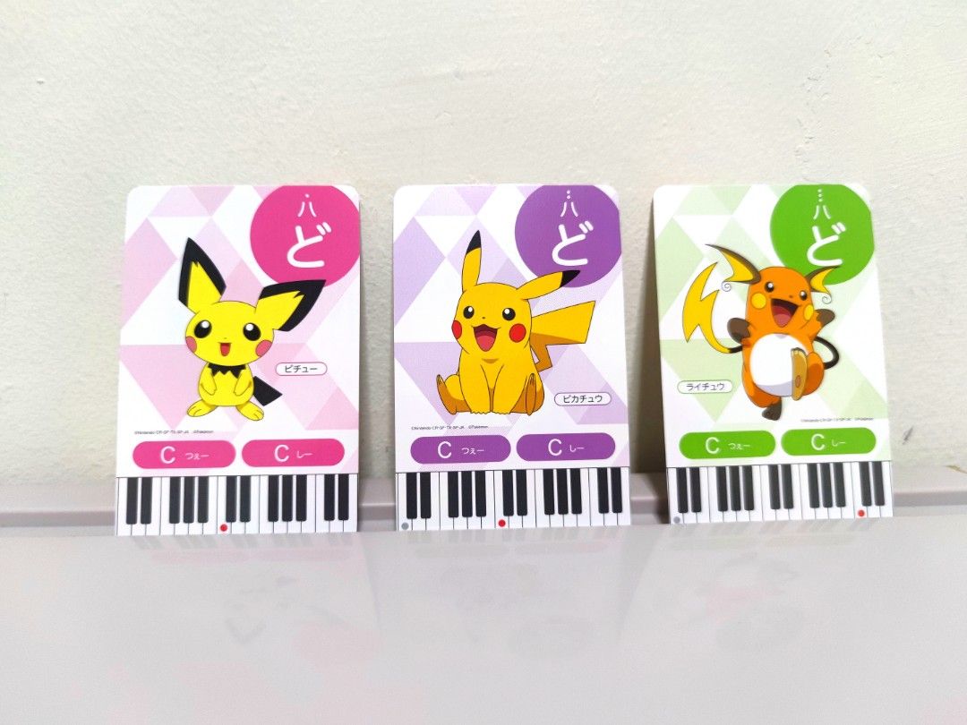 Vintage Nintendo Musical Notes Pokemon Poker cards - Set, Hobbies ...